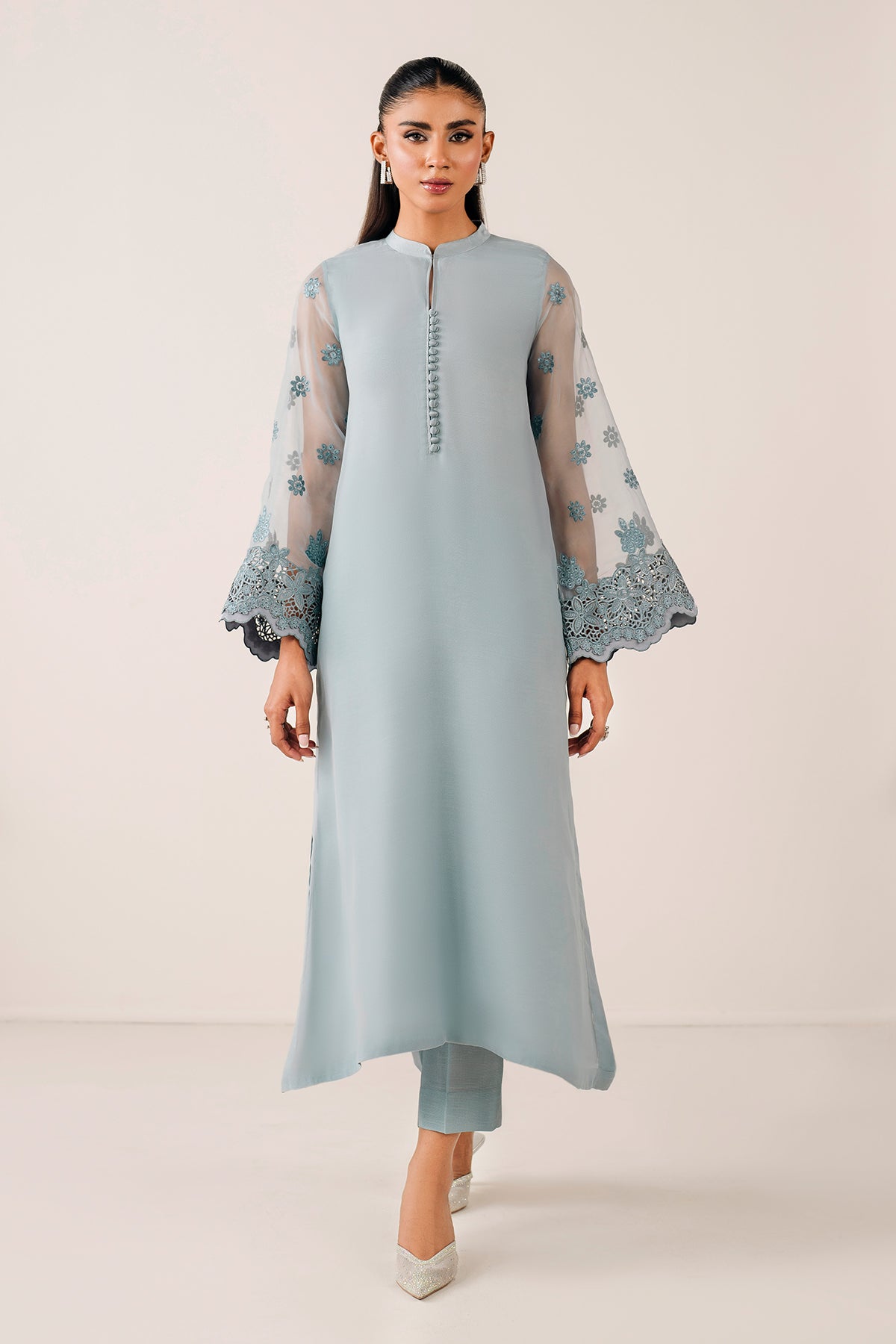 EMBROIDERED CHIFFON PR-1132