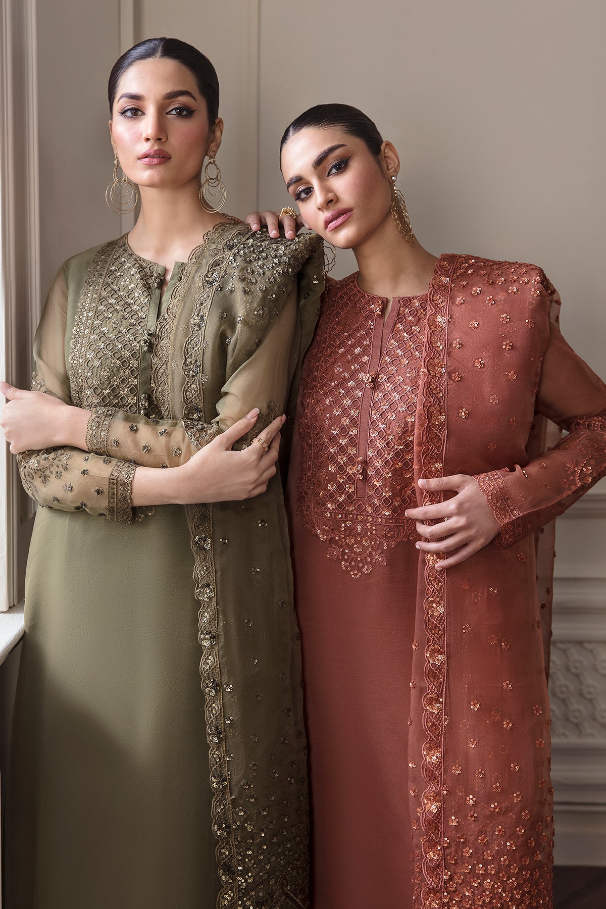 EMBROIDERED CHIFFON UF-296#N# – BAROQUE
