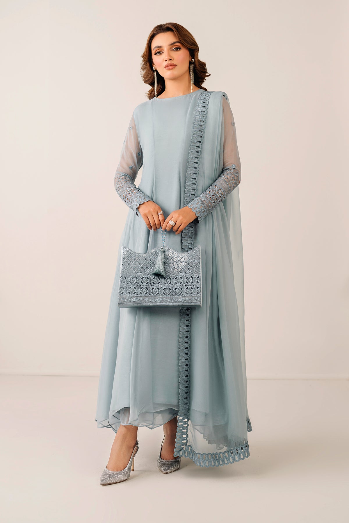 EMBROIDERED CHIFFON DUPATTA 67