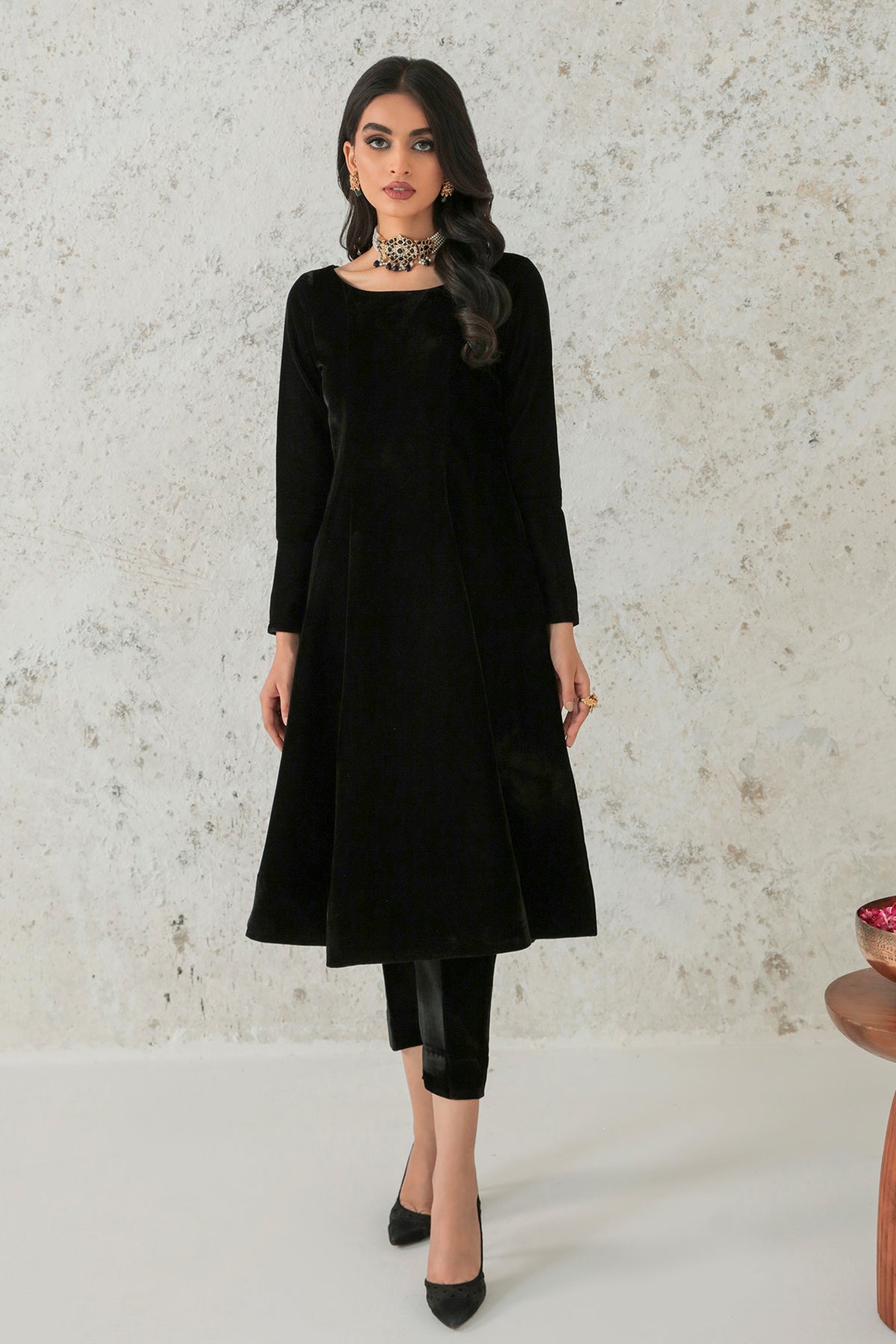 SOLID VELVET SUIT PR-701